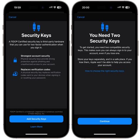 How To Add Security Keys To Your Apple Id On Iphone Ipad Or Mac Ios Hacker