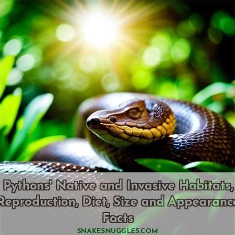 Pythons Habitat Behavior Conservation And More