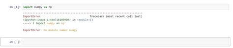 Python `importerror No Module Named Numpy` Inside An Ipython2