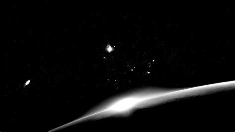 Скачать обои «Восход в космосе 1920х1080 для рабочего стола с фильтром Inkwell