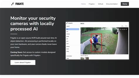 Frigate NVR WebCurate