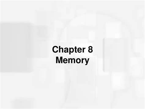 Ppt Chapter 8 Memory Powerpoint Presentation Free Download Id6123539