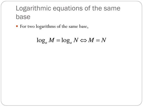 Ppt Exponential Equations And Logarithms Powerpoint Presentation Free Download Id2703891