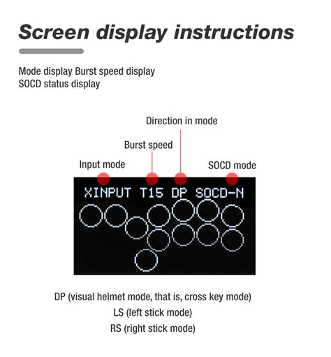 Mini Hitbox Wasd Socd Fighting Stick Sallybox Led Light Controller Game Controller For Pc Ps3