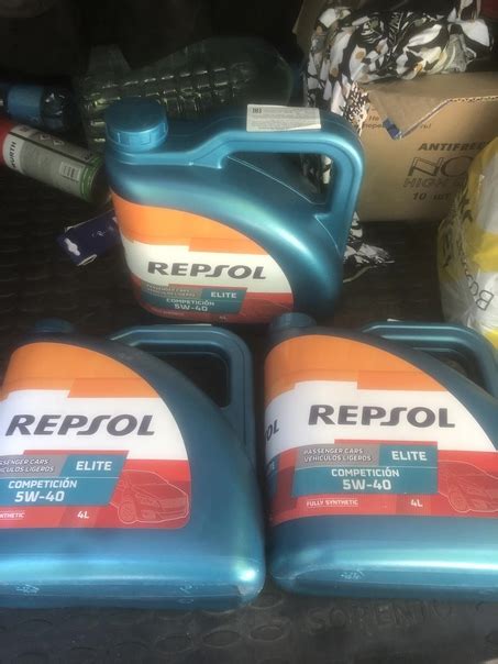 Repsol Elite Evolution 5w40 специально разработано для транспортных средств с системами очистки