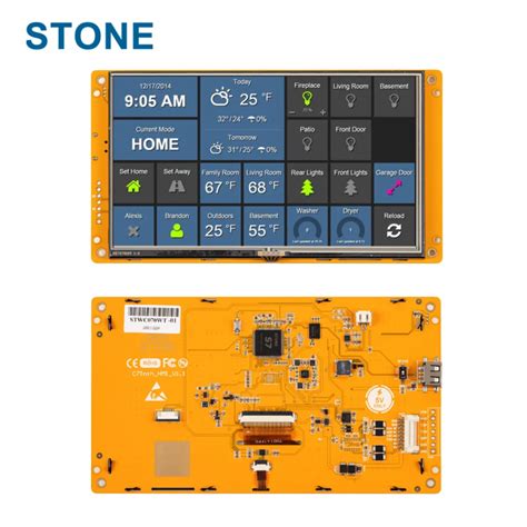 STONE 7 0 Inch HMI Display Module With RS232 RS485 TTL For Equipment Use Optoelectronic Displays