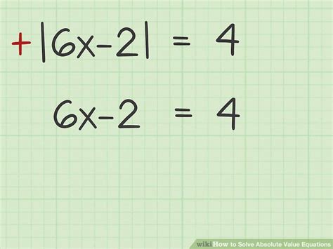 How To Solve Absolute Value Equations Steps With Pictures