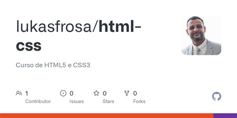 Github Lukasfrosahtml Css Curso De Html5 E Css3