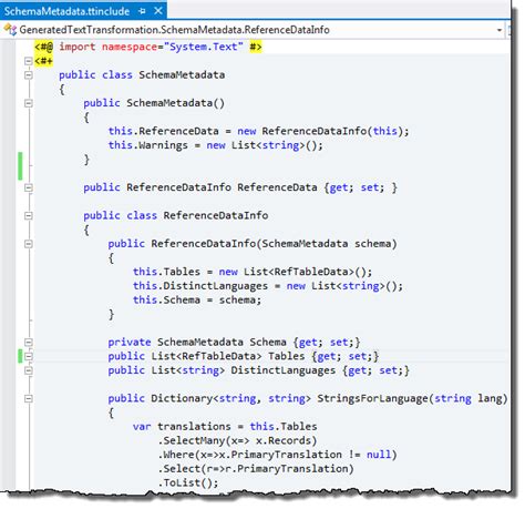 Using T4 To Generate Typesafe Enum Classes And Resource Files