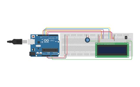Circuit Design Lcd Sensor De Temperatura Tinkercad