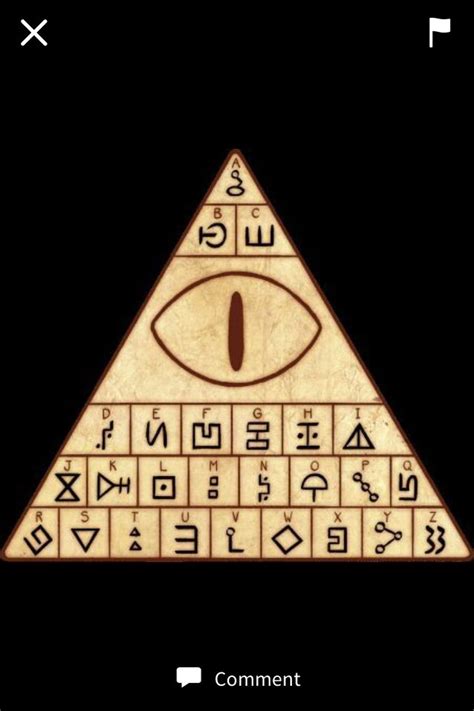 Pin On Random Gravity Falls Alphabet Code Coding