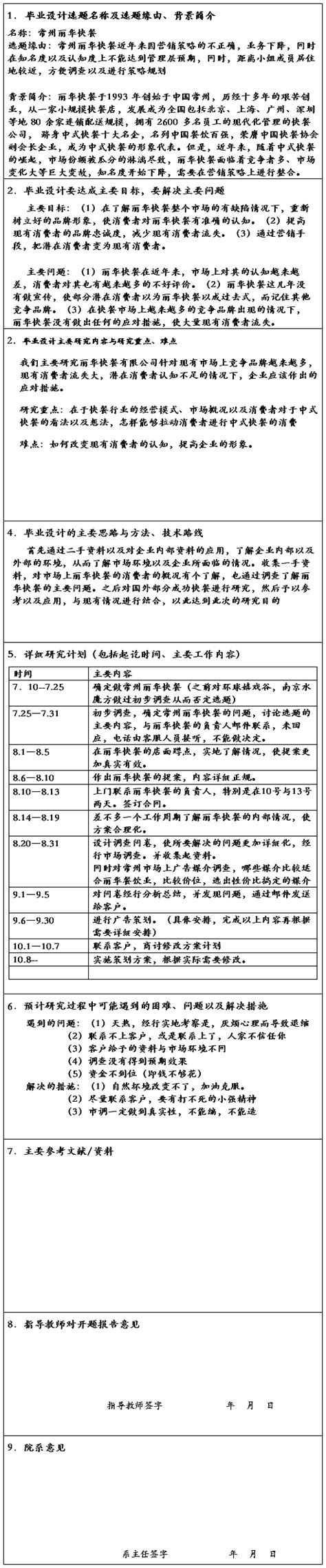 广告毕业设计开题报告（八篇） 范文118