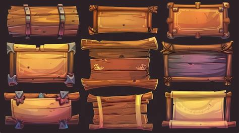 Premium Photo An Illustration Of Gui Themed Scrolls Wooden Boards And Antique Parchments In