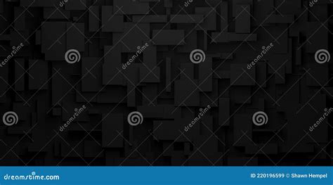Random Scaled White Cube Boxes Block Background Wallpaper Banner Royalty Free Cartoon