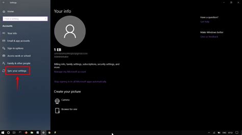 Disable And Remove Windows 10 Account Sync Settings