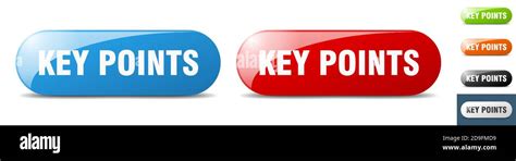 key points button sign key push button set stock vector image and art