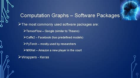 Topics In Deep Learning Computation Graphs A Computation