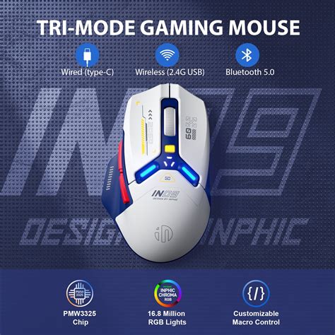 Inphic In9 Gmaing Mouse Wireless Mouse Wired Mouse Inphic Electronics Co Ltd