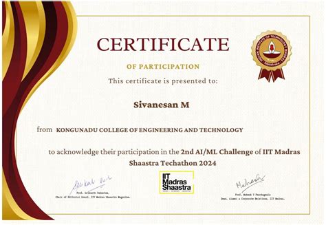 m sivanesan on linkedin techathon2024 ai ml innovation learning