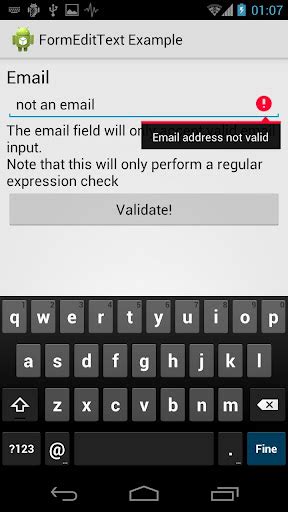 Android How To Check Edittexts Text Is Email Address Or Not Stack Overflow