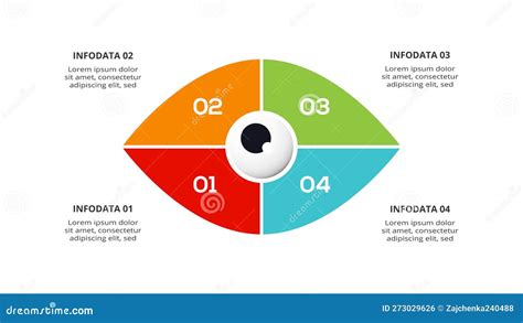 Key Concept For Infographic With 4 Steps Options Parts Or Processes Business Data
