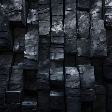 Premium Ai Image Basalt Columns Texture