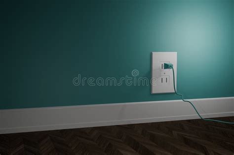 3d Render Of Electric Plug About To Enter Outlet Stock Illustration Illustration Of Concept
