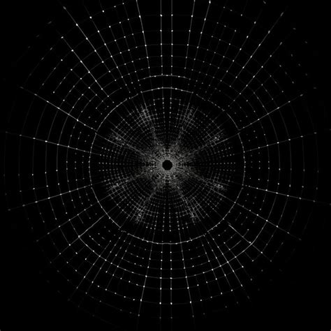 Premium Ai Image A Black And White Circular Object