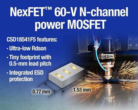 Mm V N Channel Power MOSFET With Low On Resistance New Products