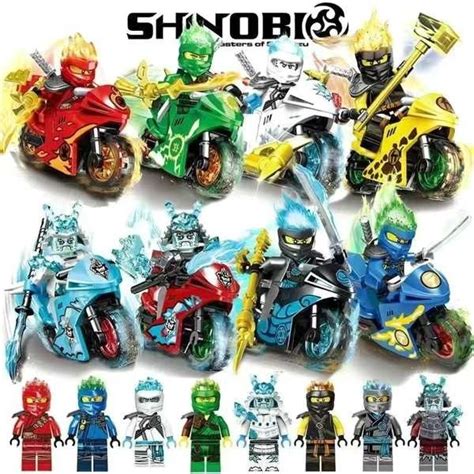 Minecraft Robot Eilik Murah Lego Ninjago® Minifigures Motosikal Sejuk