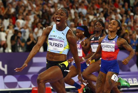 Athletics Saint Lucias Alfred Wins Superb 100 Metres Gold Reuters