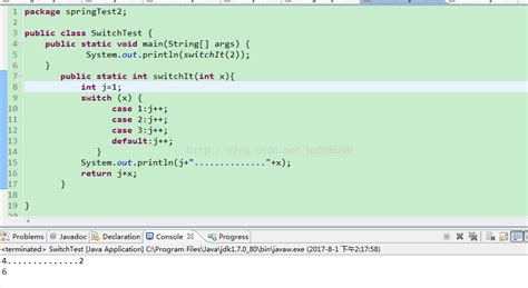 Java基础：switch Case Default 语句的的使用java Case Default Csdn博客