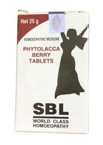 Phytolacca Berry Tablets At ₹ 140box Homeopathy Tablets In Akola