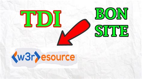 Site Pour Technique Development Informatique Tdi Premier And Deuxieme Annee Youtube