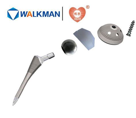 Orthopedic Titanium Alloy Cementless Hip Replacement Implant With Sand