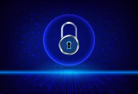 Premium Vector Padlock Digital Security