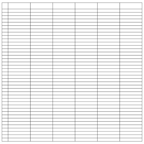 Free Printable Spreadsheet