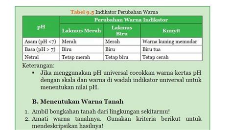 Kunci Jawaban IPA Kelas Semester Halaman Aktivitas Tingkat Kesuburan Tanah