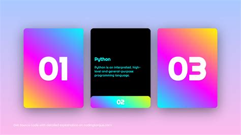 Gradient Cards With Hover Effect Using Html And Css Coding Torque