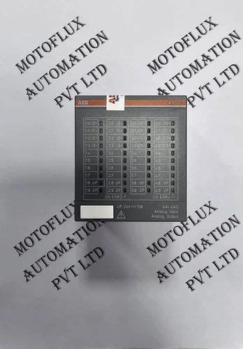 Ax521 S500 Analog Input Output Module 4 Ai U I Rtd 4 Ao U I At ₹ 29000 Piece Abb Plc