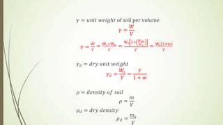 Weight Volume Relationships And Plasticity PPTX