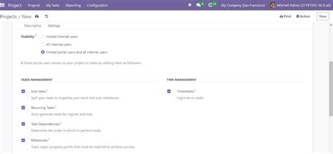 Project Management App Odoo V Community Edition Book