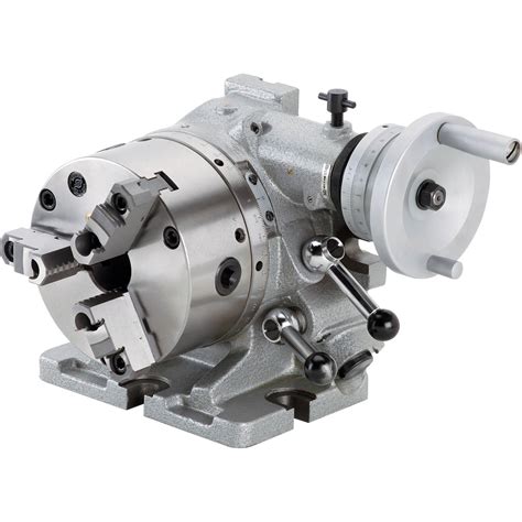Horizontal Vertical Rotary Indexing Table With Chuck Grizzly Industrial
