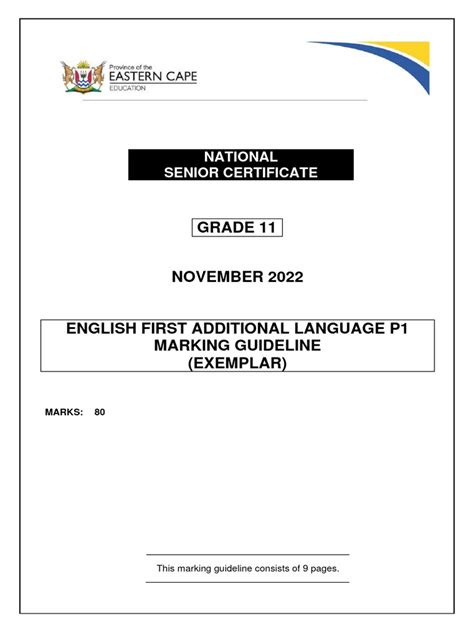 English Fal P1 Memo Gr11 Nov 2022 Pdf Obesity Sugar