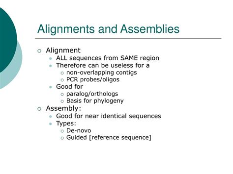 Ppt Orthology And Paralogy Alignment And Assembly Powerpoint Presentation