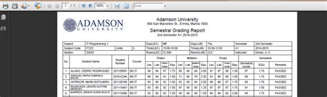 Class Record Printable Term Grade Sheet Interface Download Scientific Diagram