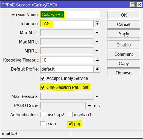 PPPoE Server Configuration In MikroTik RouterOS