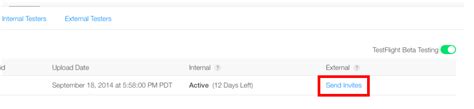 App Store Connect Itunesconnect Invited External Testers Do Not