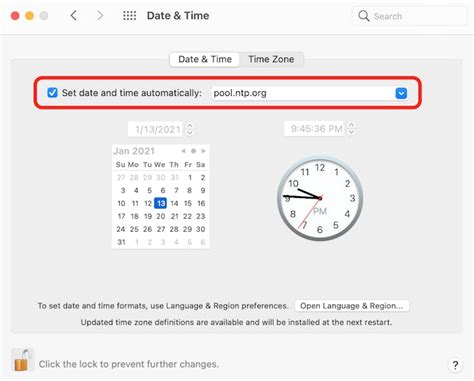 synchronize your mac s clock with a time server macinstruct