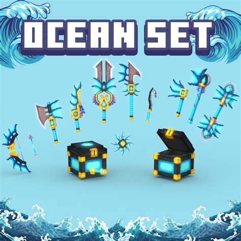 Ocean Weapon Set Elitecreatures D Model Shop